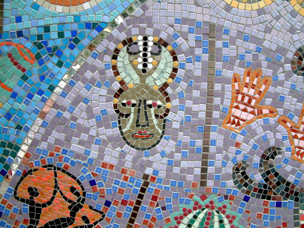 Caraf Centre – London UK | Silver Mosaics